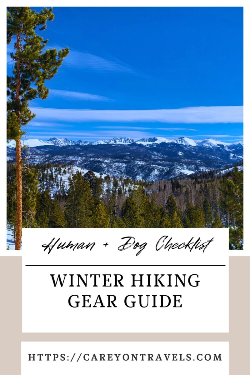 Essential Winter Hiking Gear, with Checklist - Carey On Travels